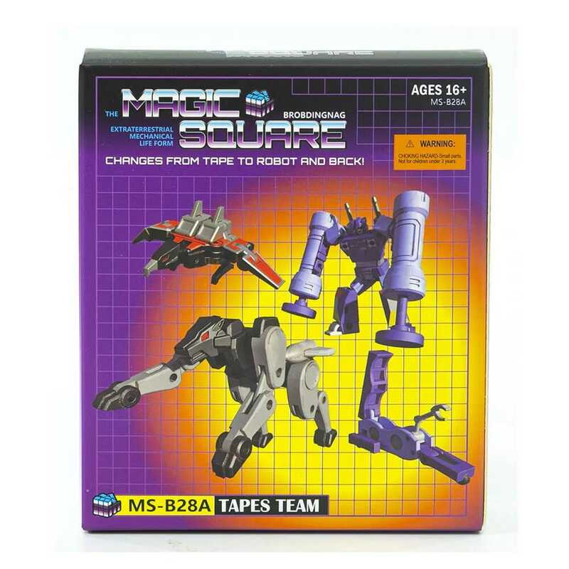 New Transformation Toys Robot Magic Square toys MS-B28A Tapes m Mini ...