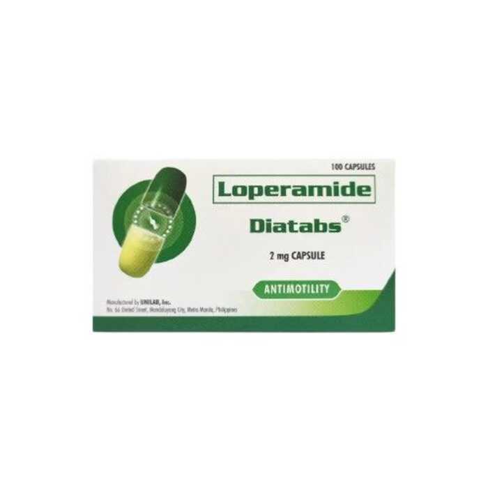 DIATABS 8 Capsules - Loperamide 2Mg From Diarrhea Latest Validity ...