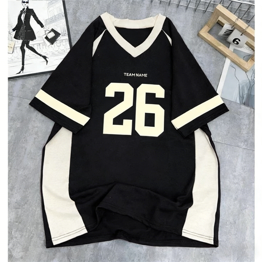 【Free Custom Name & Number】Korean style Men's Women's Sports T-Shirt 3D ...