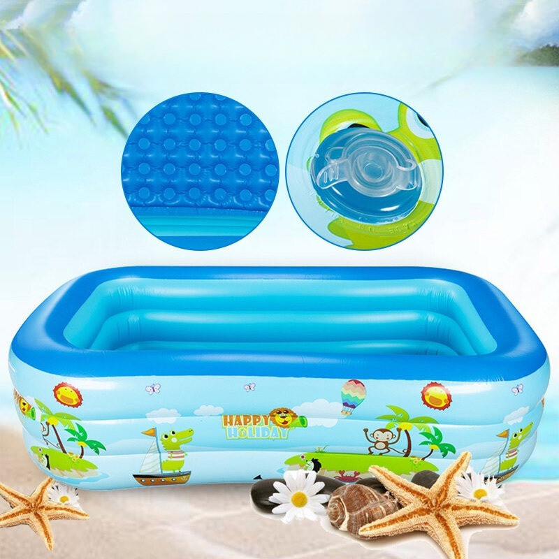 1.2-2.1MInflatable Pool Portable Pool Family Pool Kids Pool Thickened ...