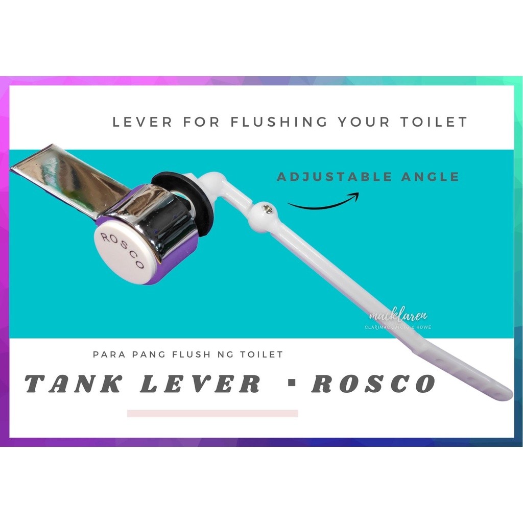 Tank Lever ️ Rosco ️ Para pang flush ng inidoro ️ Adjustable Angle ️ ...