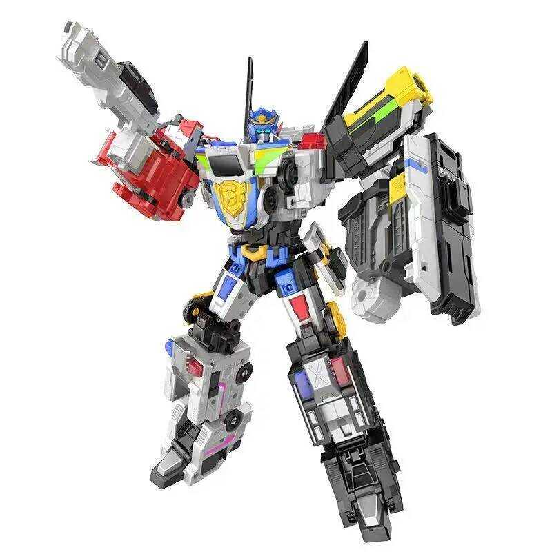 Miniforce 5 In 1 Super Cops JUSTICE TITAN 5-Vehicle Combine ...