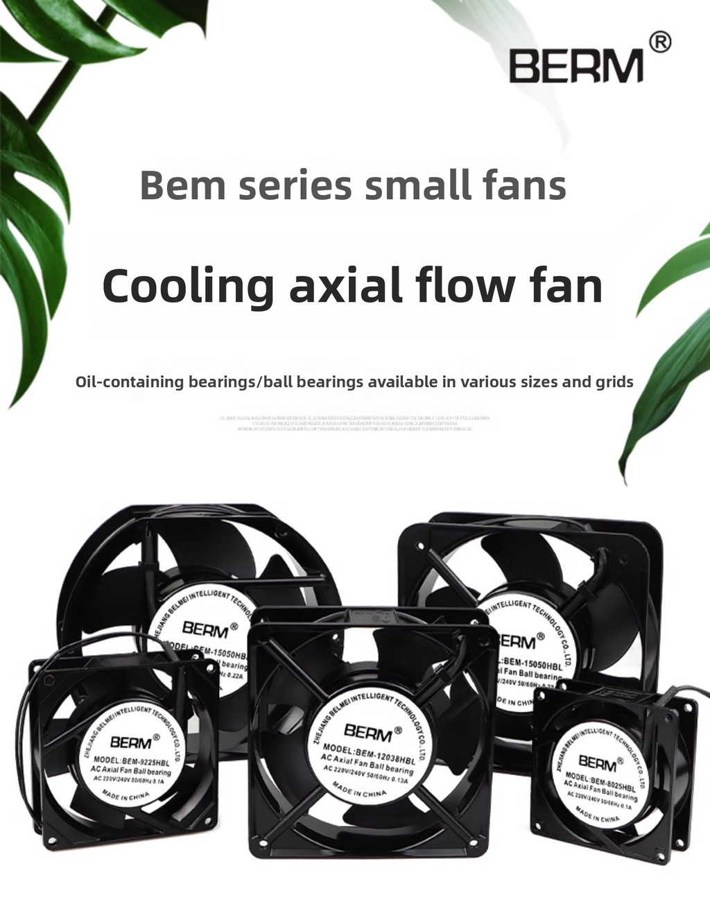 Small Axial Fan 12V/24V/220V/240V Silent Powerful Mini Exhaust ...