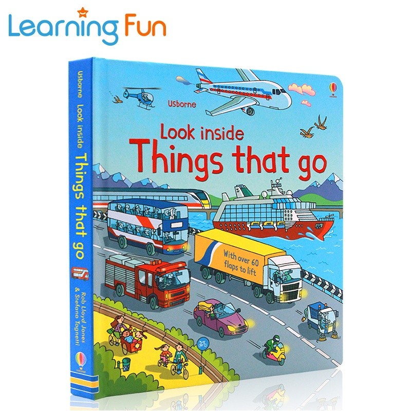 Usborne Look Inside Things That Go English 3D Flap Picture Books for ...