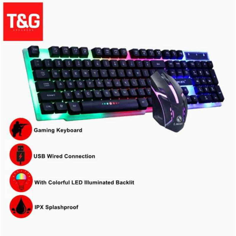 Gtx300 Limeide Colorful LED Backlight Ergonomic Mechanical Wired Gaming ...