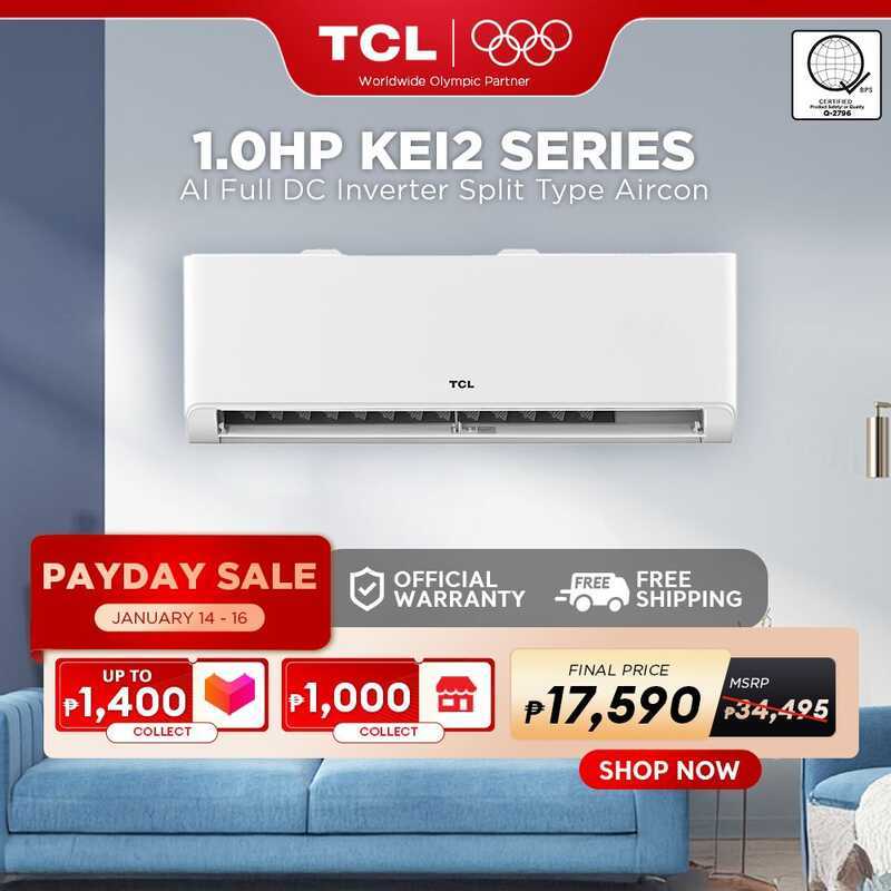 TCL KEI Series Inverter Aircon Split Type Air Conditioner D | Shopee ...