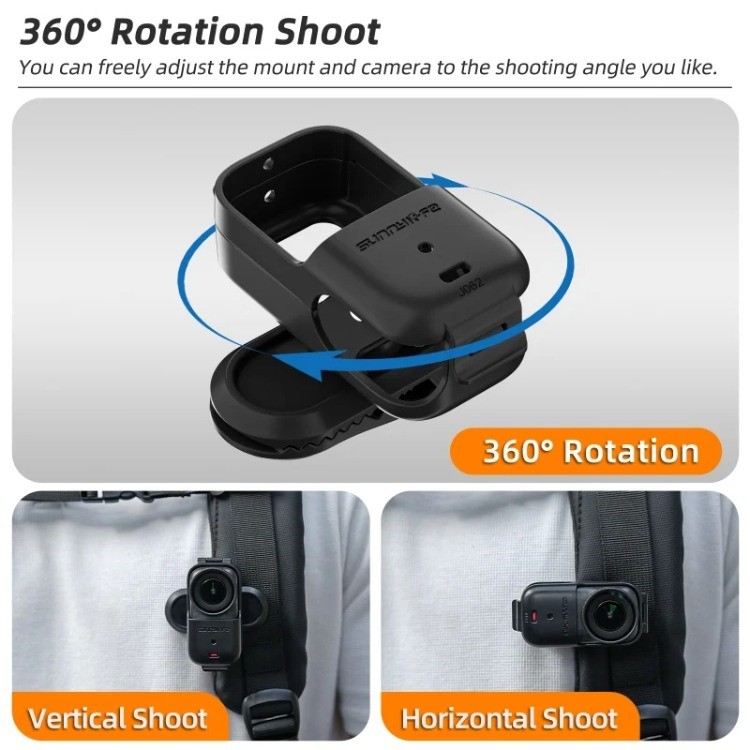 Backpack Clip Holder for DJI Osmo Nano Anti-shake 360 Rotation Clip ...