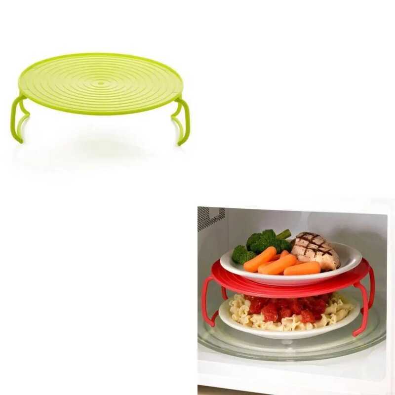 Heating Convenient Microwave Tray Quick and Easy Microwave Folding Rack ...