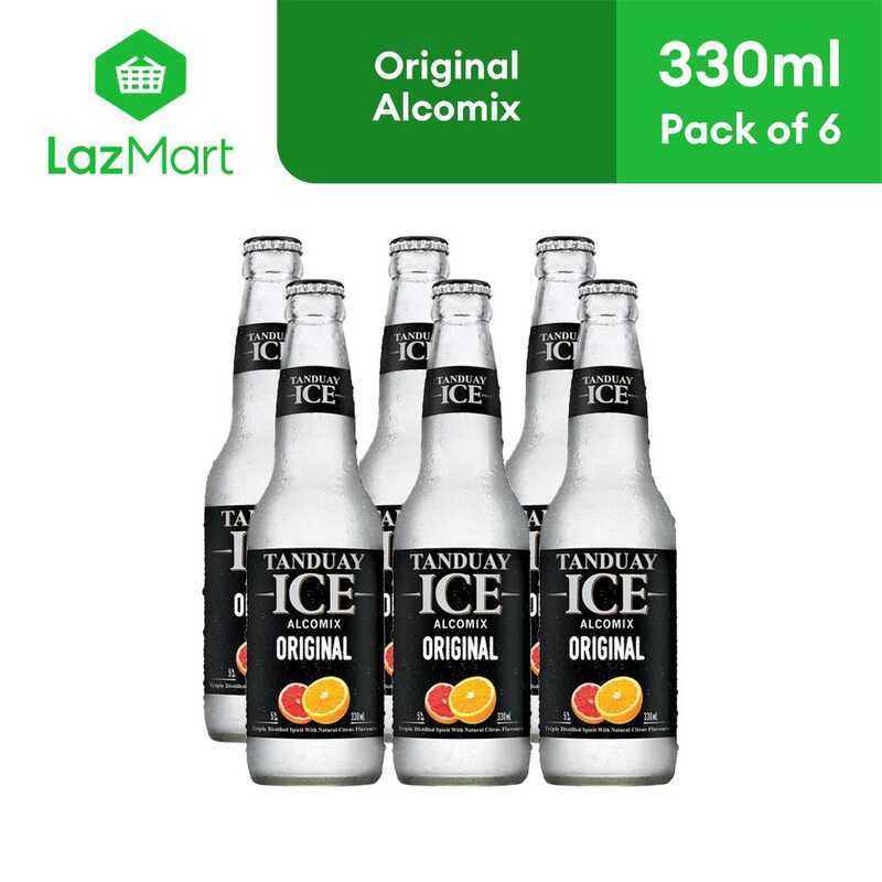 Tanduay Ice Original Bottle 330Ml - Pack Of 6 Latest Validity Period ...