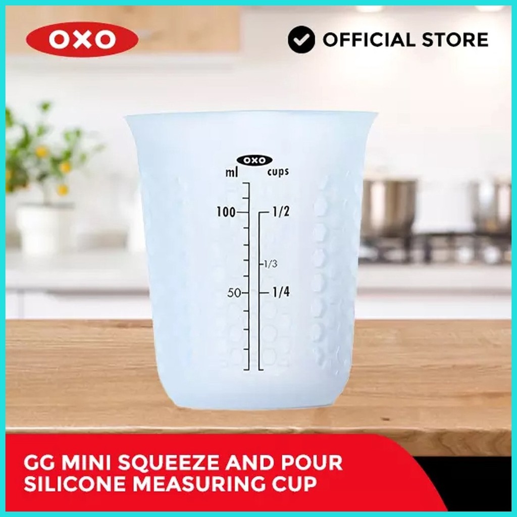 OXO Houseware Good Grips Mini Squeeze & Pour Silicone Measuring Cup ...