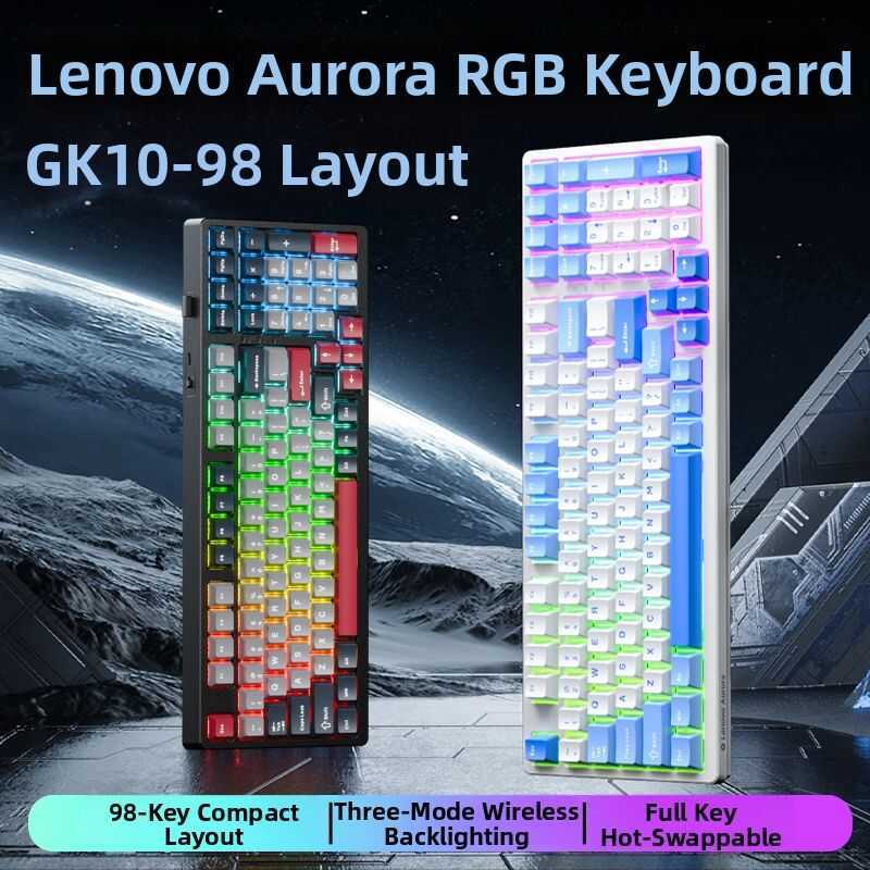 Lenovo | Gaming Keyboard 98 Key Wireless 3-Mode Blue Switch Ff5 ...