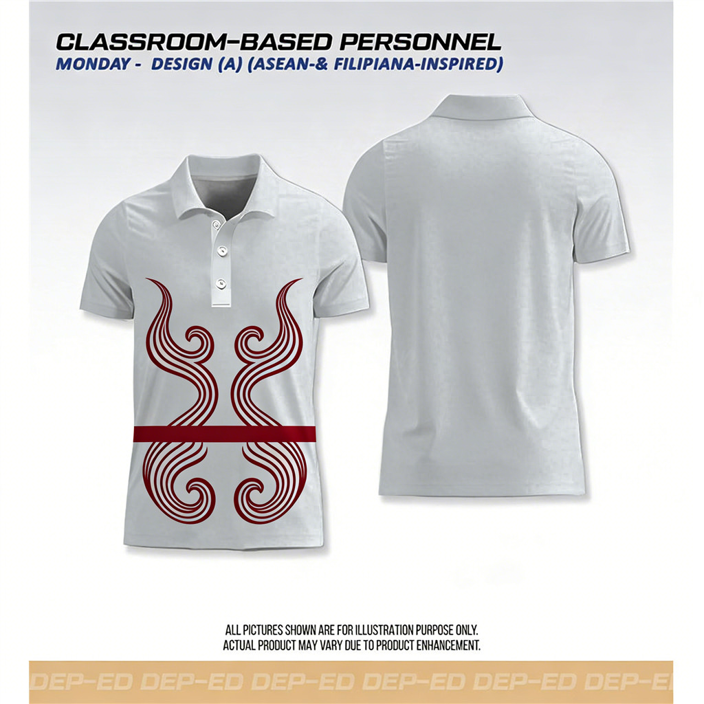 DEPED UNIFORM 2025 FULL SUBLIMATION DEPED POLO SHIRT FOR MEN AND WOMEN ...