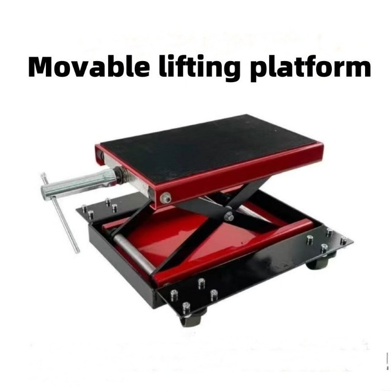 Carstorm Hydraulic Motorcycle ATV Scissor Lift Jack Crank Hoist Stand ...