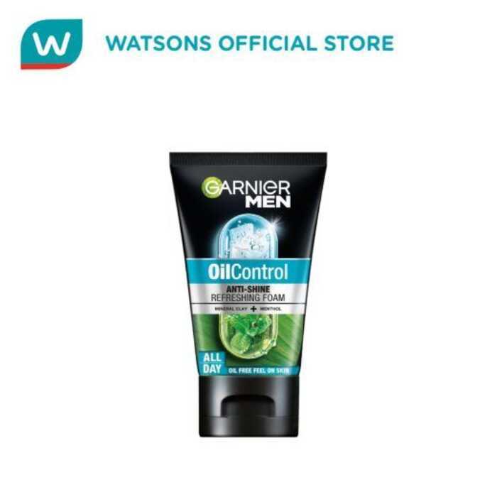 GARNIER Men Oilcontrol Anti-Shine Cooling Foam Cleanser 50Ml F5e ...