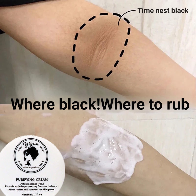 Neck joints to black melanin whitening hand elbow knee clean body massa ...