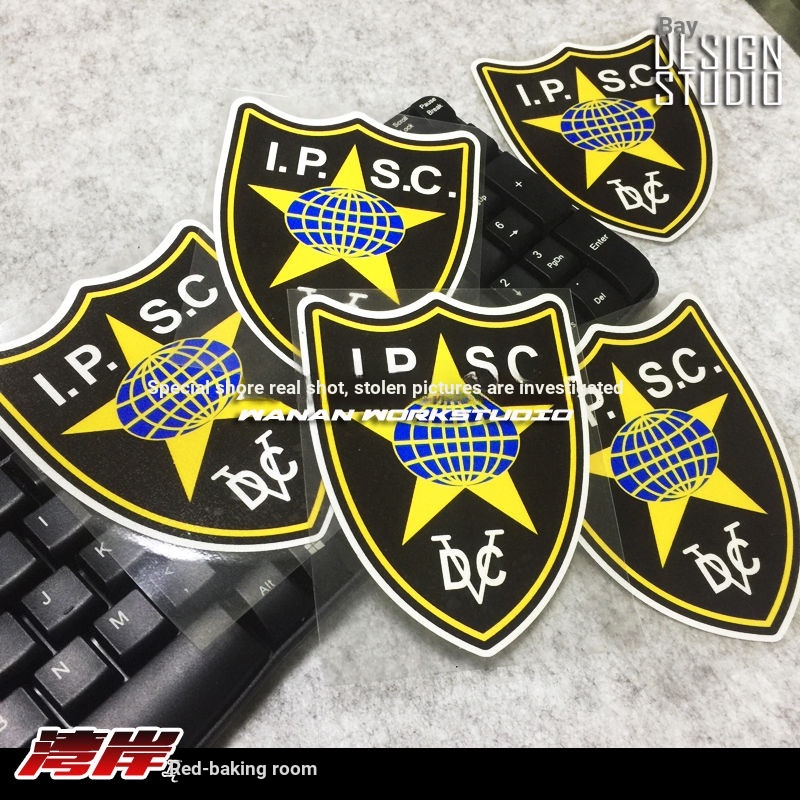 The Fastest Wangan Outdoor Style IPSC DVC Shield Badge Sticker ...