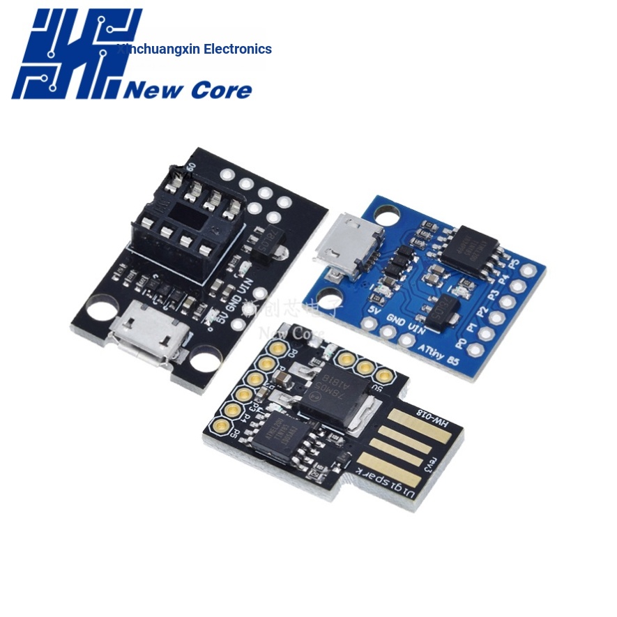 ATTINY Black Development Board 85 Module For Arduino IIC I2C USB ...