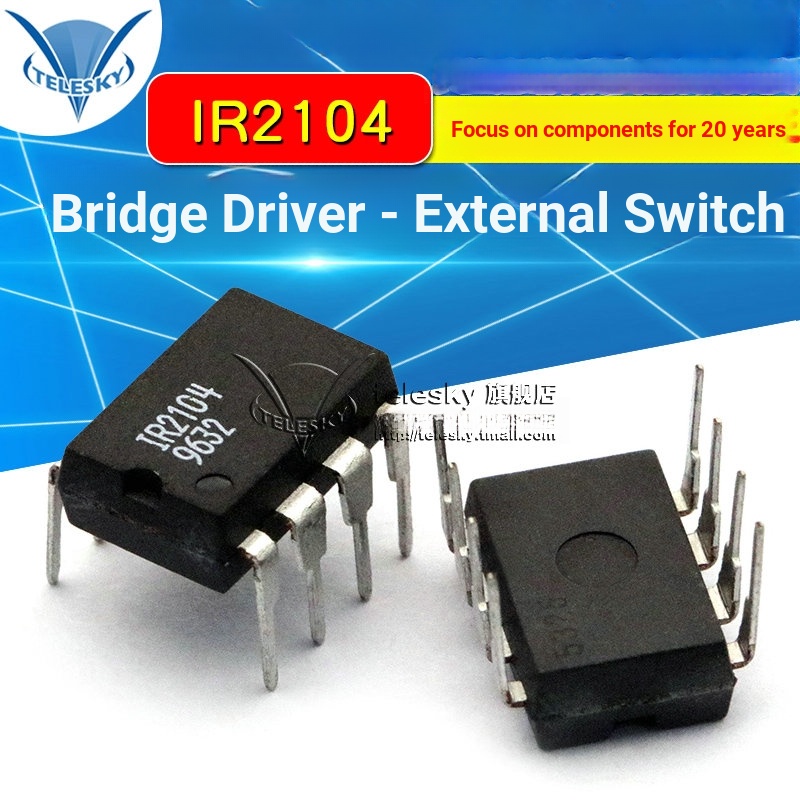 Bridge Driver-External Switch IR2104 DIP-8 IC Half Driver Chip | Shopee ...