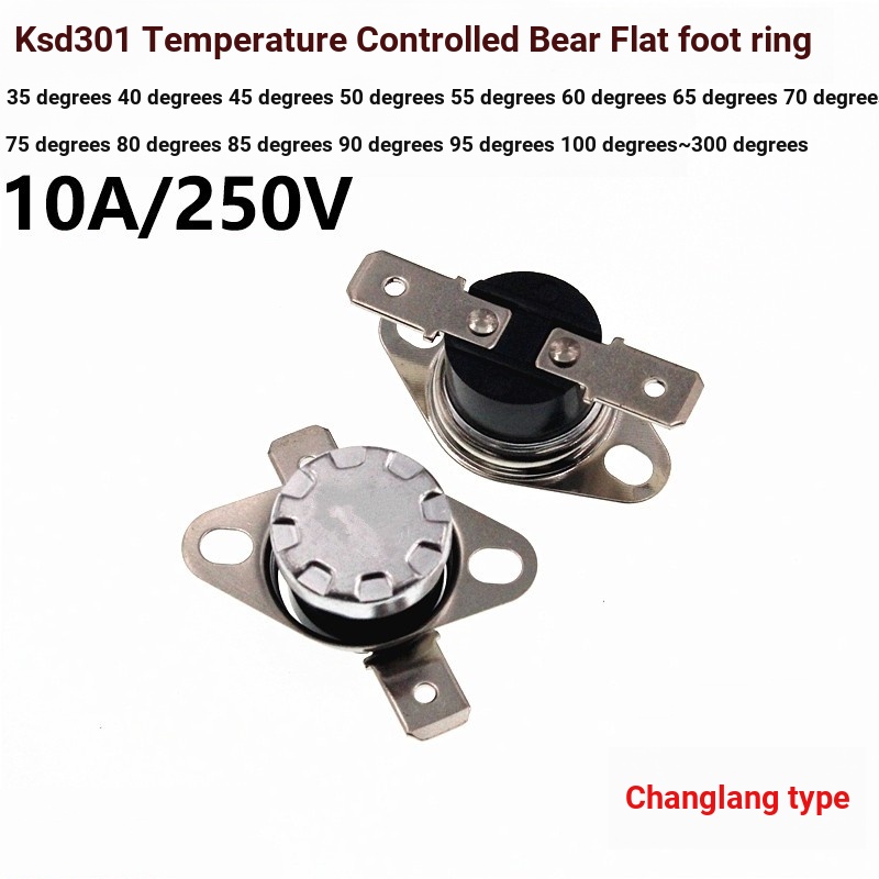 Normally Closed KSD301 Temperature Control Switch 160 170 180 190 200 220-250 Degree 10A ...