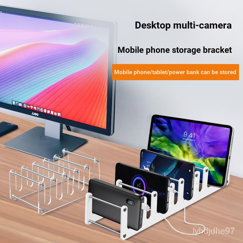 Mobile Phone Tablet Multi-Camera Placement Rack Shelf Charging Treasure ...