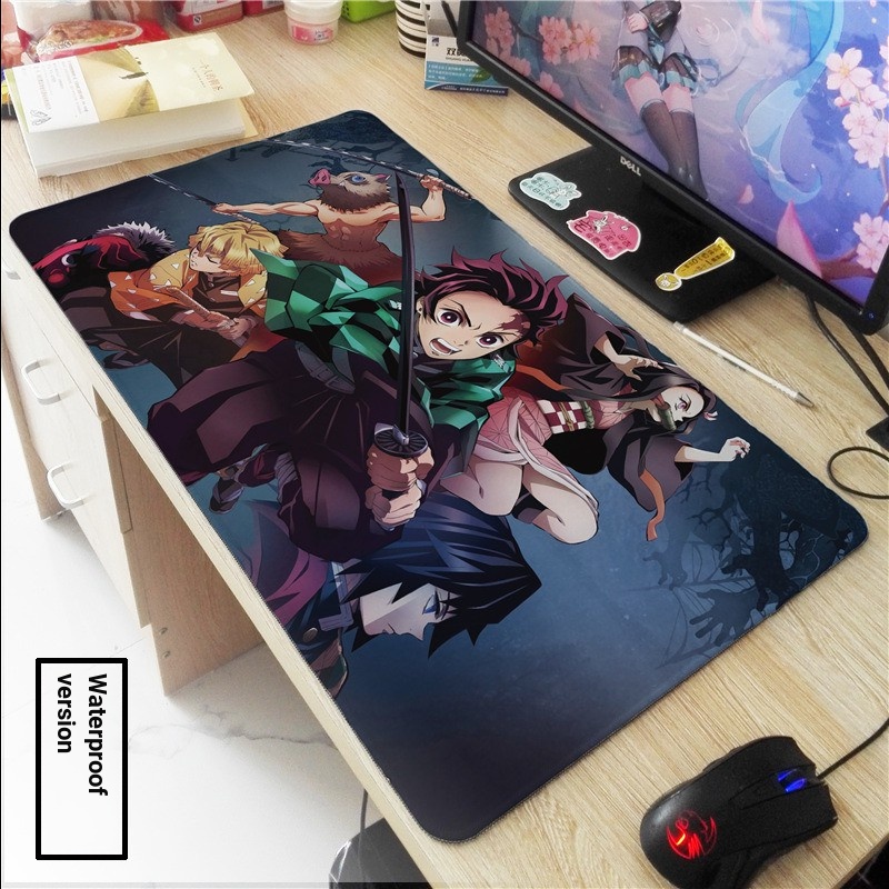 Demon Slayer Mouse Pad Kitchen Gate Tanjirou Nezuko Chestnut Flower ...