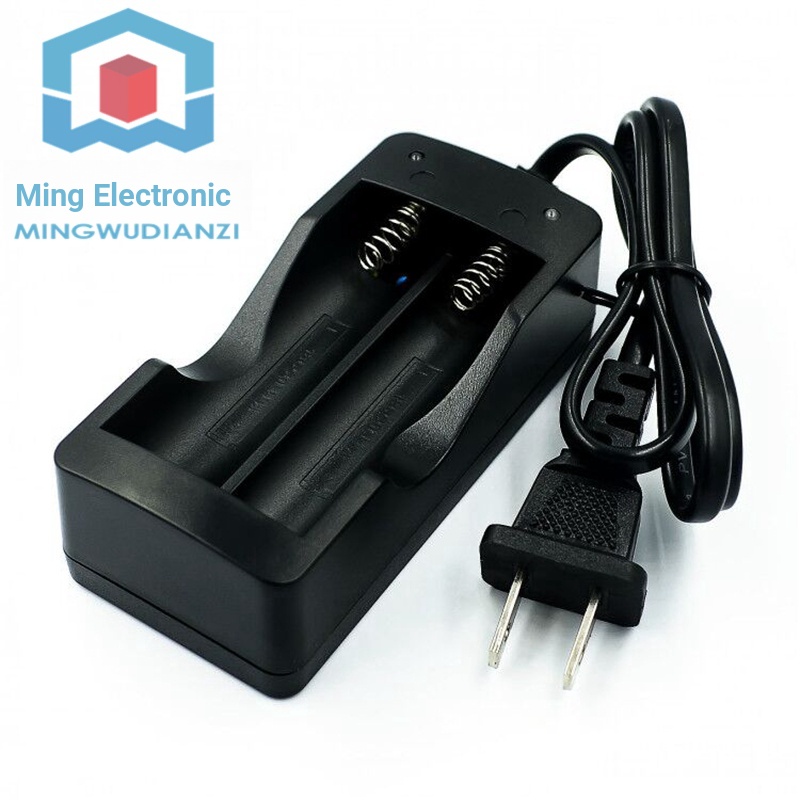 18650 Lithium Battery Charger 3.7v4.2v Strong Light Flashlight Dual ...