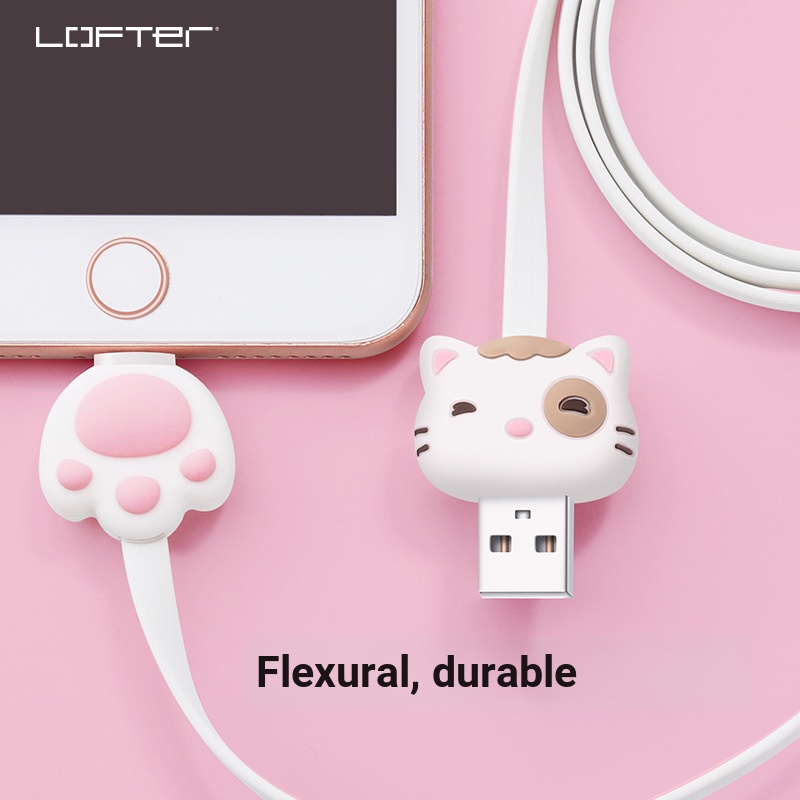 Love Cute Transmission Cable Apple Cartoon Charging Fast Suitable For ...