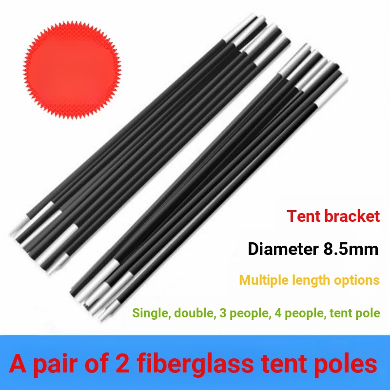 Two person, three four person tent pole, o Double Triple People pole ...