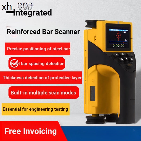 Integrated Rebar Scanner Concrete Protection Layer Thickness Detector ...