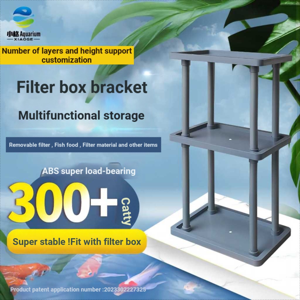 Aquarium Filter Box Holder Homemade Top Filter Box Shelf Support Frame ...
