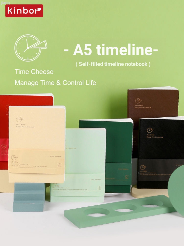 Kinbor Handbook Management Manual Vertical Version A5 Timeline Diary ...