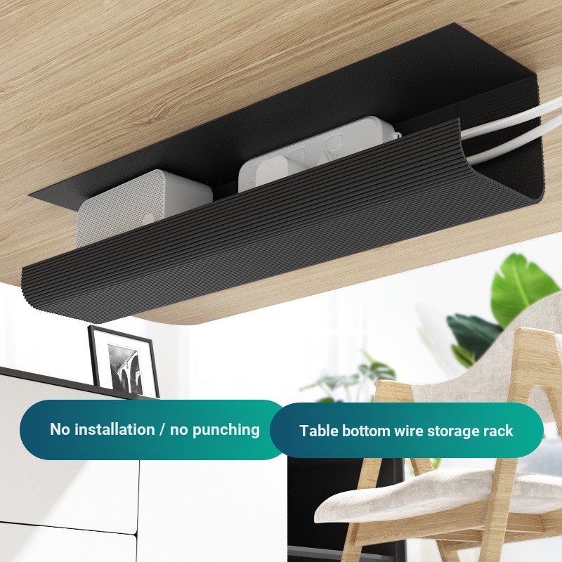 Cable Organizer › Under Desk Wire Organizer Desk Wire Storage Box ...