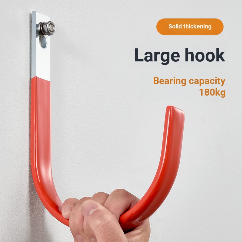 Outdoor Tool Storage Water Pipe Hook Metal Large Powerful Perforation ...