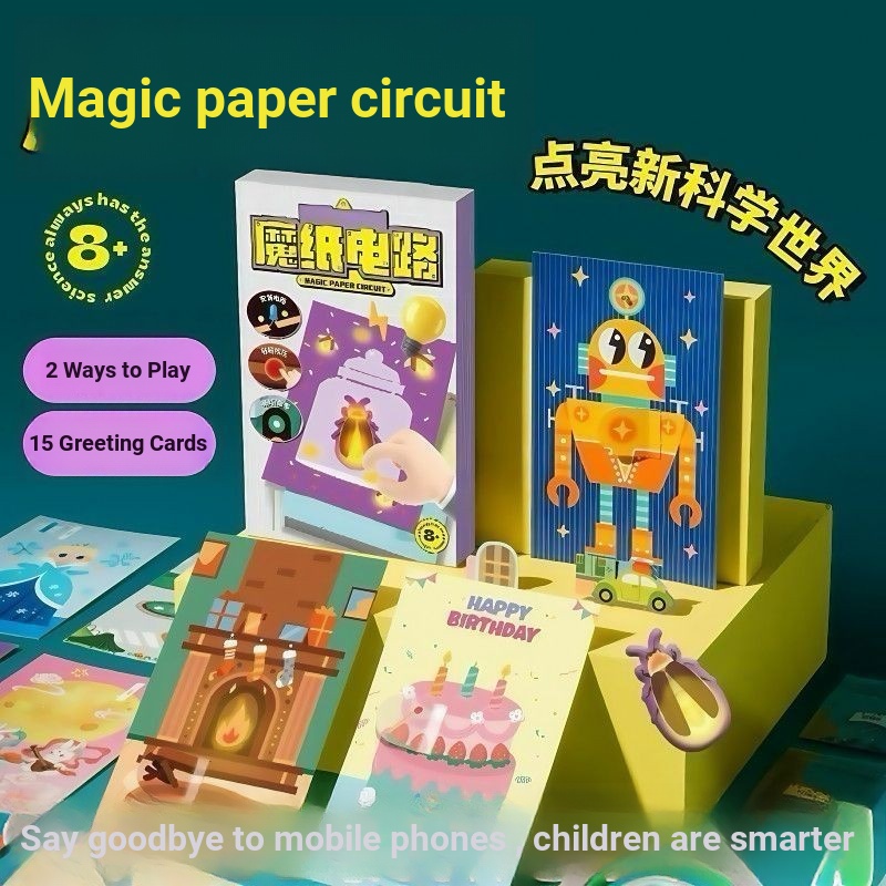 Annie Worry-Relieving Grocery Store Magic Paper Circuit Handmade DIY ...