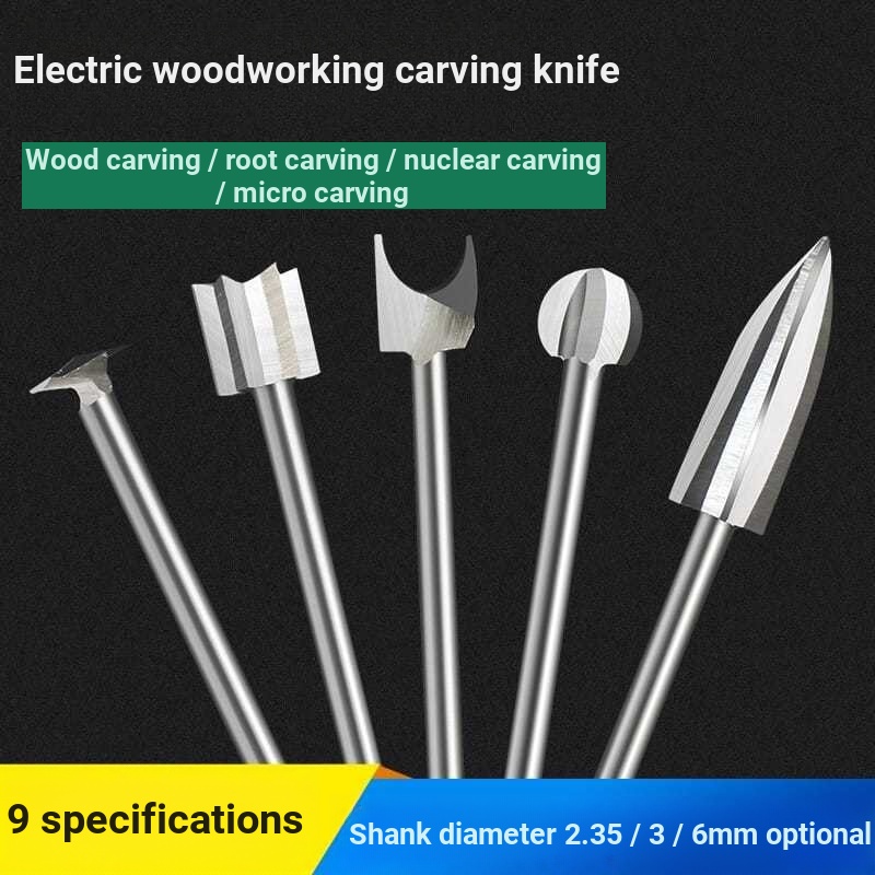 Woodworking Electric Wood Carving Root Carving Cutter Milling Cutter ...