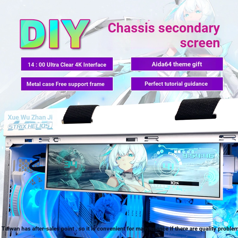 Chassis Secondary Screen Computer Hardware Temperature Monitoring ...