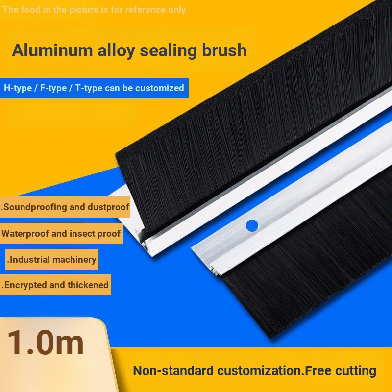 Aluminum Alloy Brush Strip Industrial Anti-Dust Machine Tool Water ...
