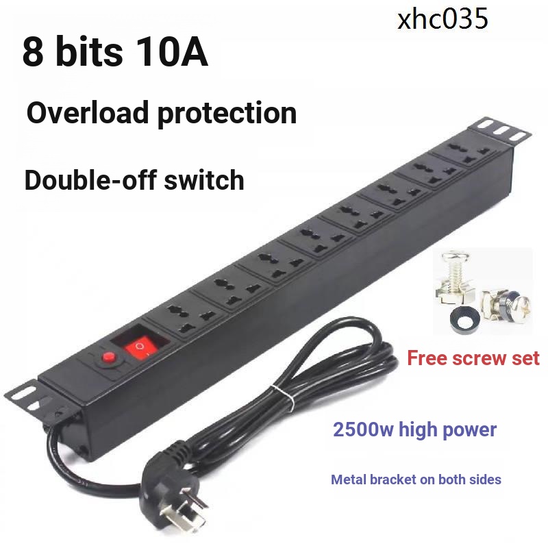 Pdu Cabinet Socket 6 8 Bit Pdu Socket 10a Cabinet Socket Multi Socket