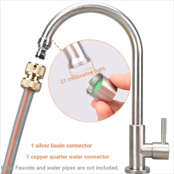 Faucet Adapter Kitchen Elbow Washing Machine Water Inlet Pipe Car Wash ...