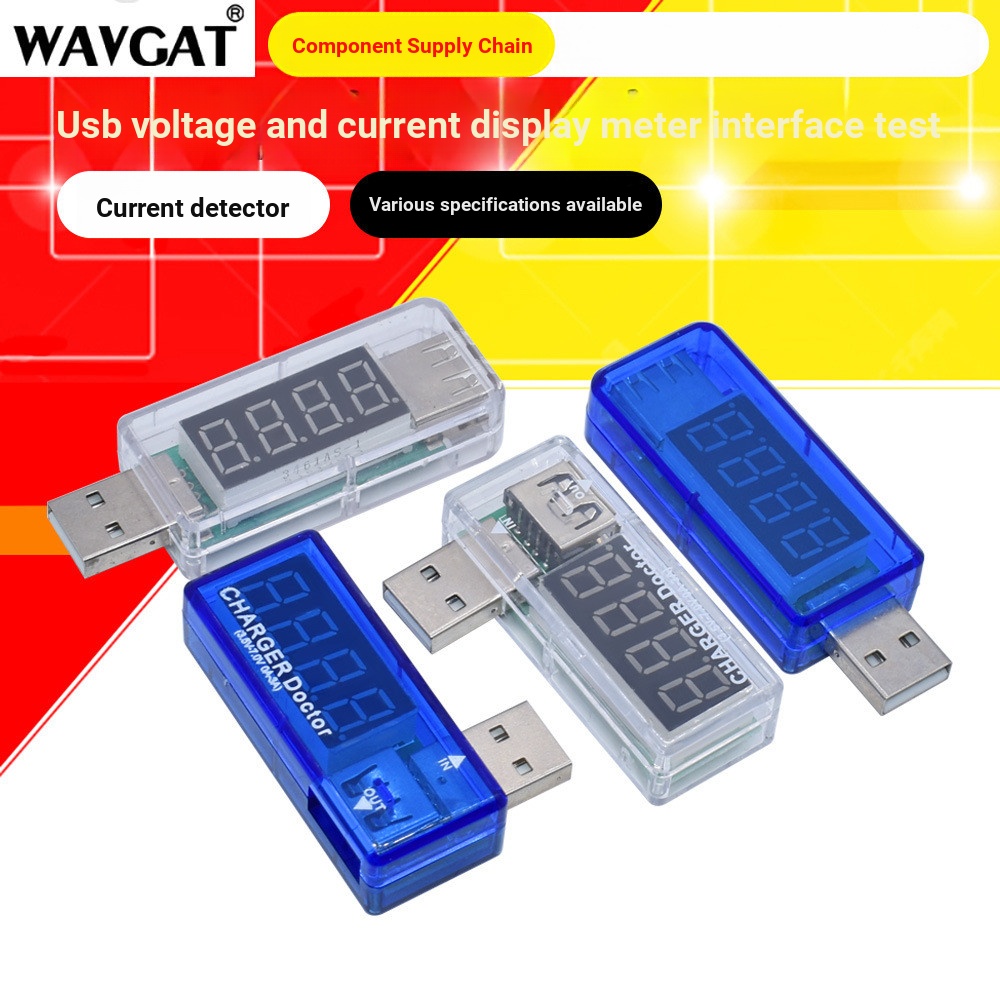 Usb Voltage Current Display Meter Head Charging Detection Display ...