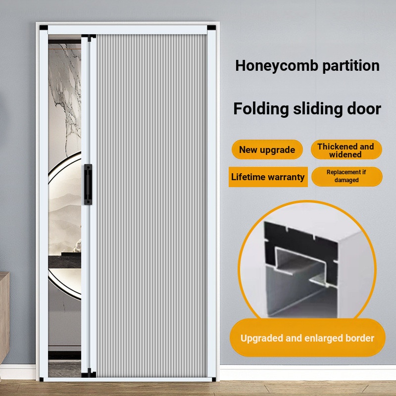 Folding Partition Door Invisible Sliding Honeycomb Door Living Room ...