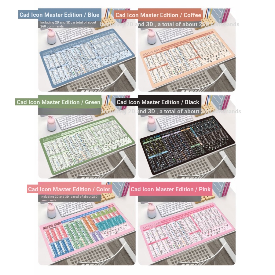 Quick Shipping cad Mouse Pad Oversized Office wps word excel ps pr cdr ...