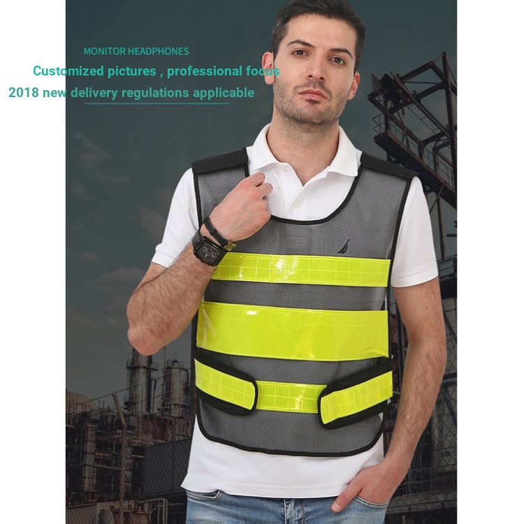 Jiahu Reflective Vest Vest Traffic Sanitation Construction Driving ...