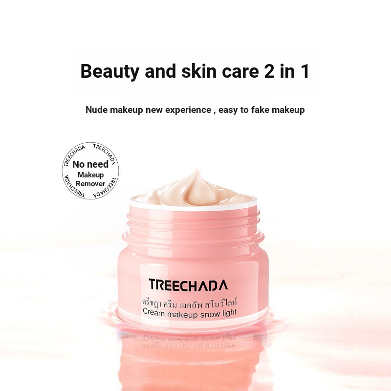 T Thailand TREECHADA Lazy Face Cream Concealer Brightening Nude Makeup Student TR Face Cream ...