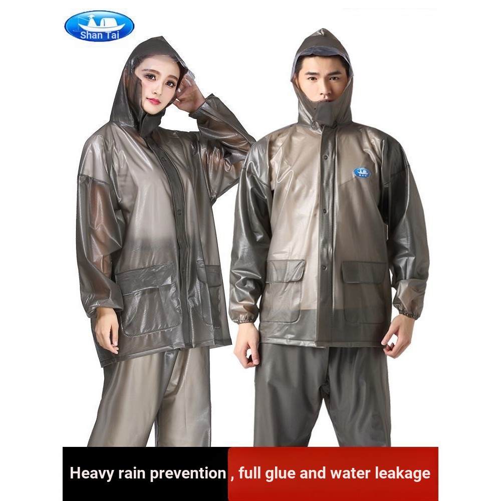 Split Raincoat Rain Pants Suit Men's Split Long Full Body Rainproof ...