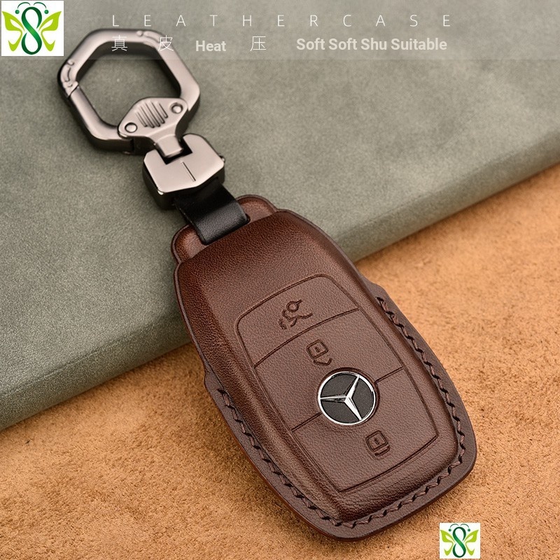 Benz BENZ BENZ AMG GLC260 s205 W176 glb200 E300 First Layer Cowhide Key ...