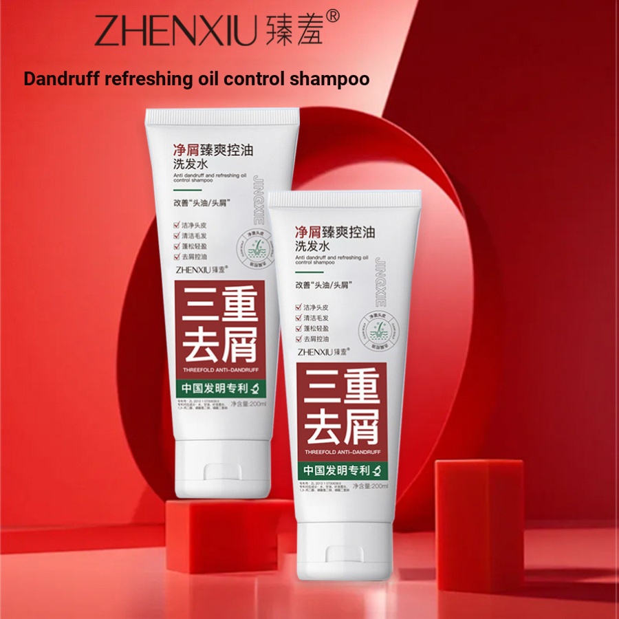 Shy Dandruff Refreshing Oil Control Shampoo Triple Dandruff Oil Control ...