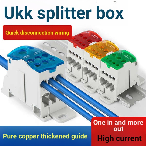 Ukk Splitter Box Connector Terminal Row Single-Level Zero Wire Junction ...