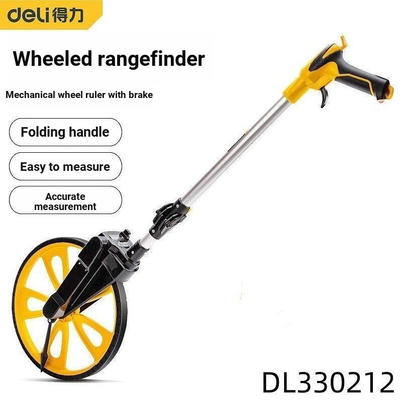 Range Measurement Wheel Roller Ruler Measurement Trolley Type Roller ...