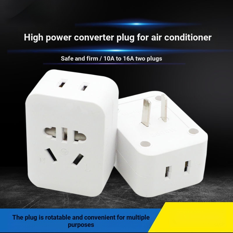 Plug Conversion Socket 10A to 16A Socket Suitable for Mainland 16A Plug Conversion Taiwan 10A ...